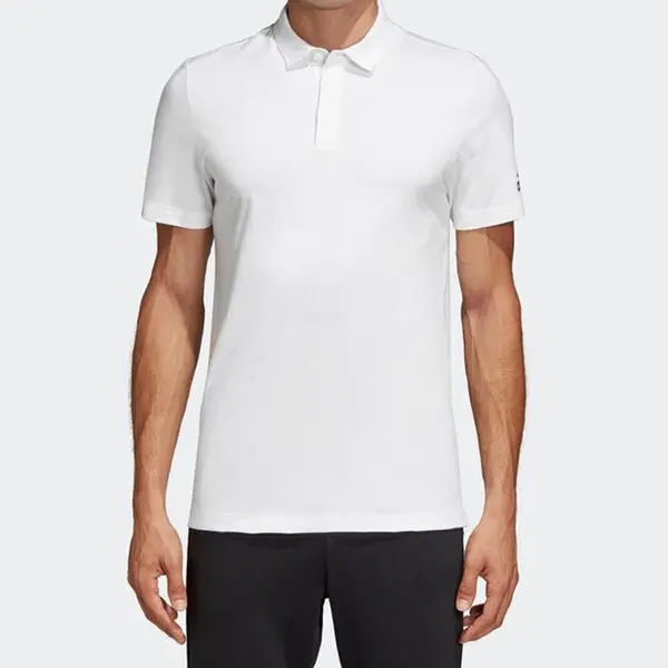 Adidas Mh Plain Polo Sports Round Neck Short Sleeve Polo