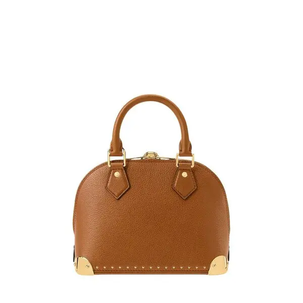 LOUIS VUITTON Alma Trunk Bb Calfskin Bag - Tan