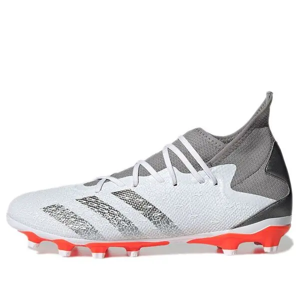 Adidas Predator Freak.3 Hg Football Boots - White/grey/red