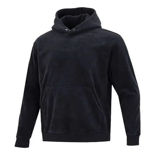 JORDAN Essential Winter Fleece Hoodie - Black