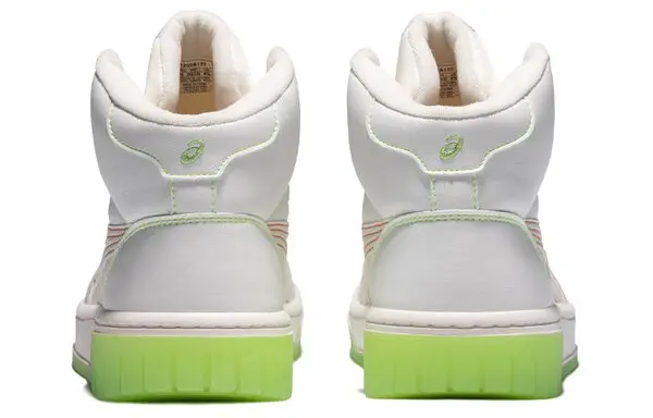 Asics Court Mz-hi High-top Sneakers - White/green