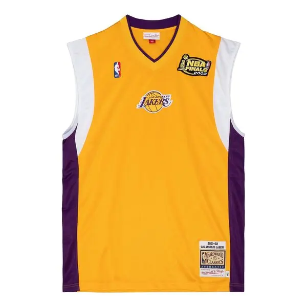 Mitchell & Ness X Nba Los Angeles Lakers 2001-02 Shooting Jersey - Yellow
