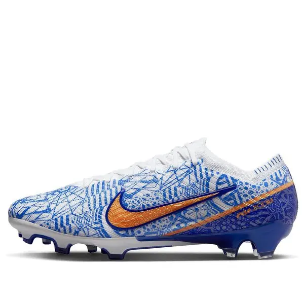 Nike Zoom Mercurial Vapor 15 Elite Cr7 Fg Soccer Cleats - Blue/white