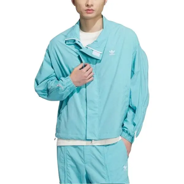 Adidas Originals X Ordinary People Light Woven Jacket - Mint Blue