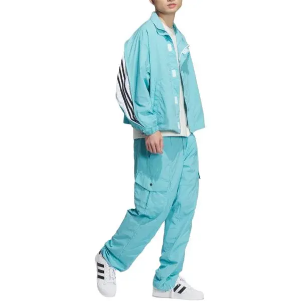 Adidas Originals X Ordinary People Light Woven Jacket - Mint Blue