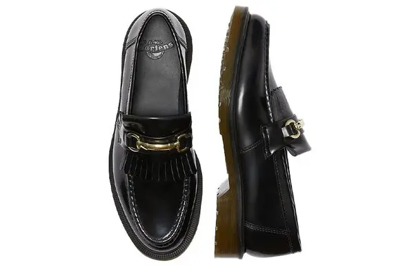 Dr. Martens Adrian Jk Loafer With Horsebit Detail - Black