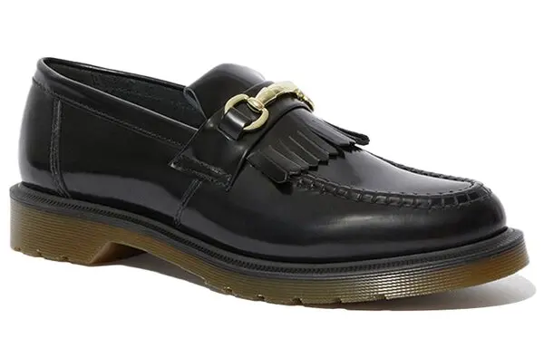 Dr. Martens Adrian Jk Loafer With Horsebit Detail - Black