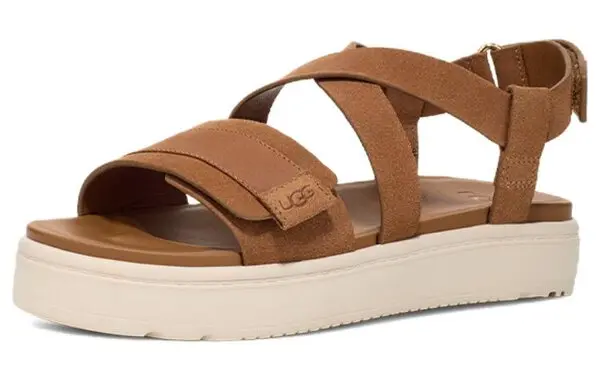 UGG Zayne Ankle Strap Ii Platform Sandals - Tan