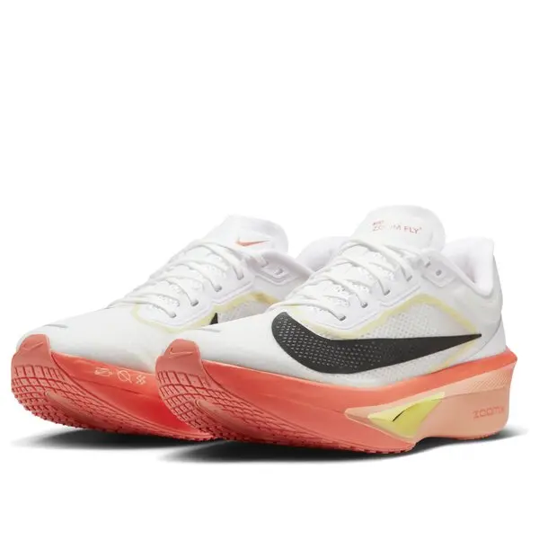Nike Zoom Fly 6 Athletic Sneakers - White/black/magic Ember