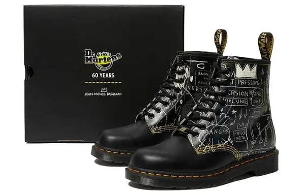 Dr. Martens X Jean-michel Basquiat 1460 Lace Up Boots