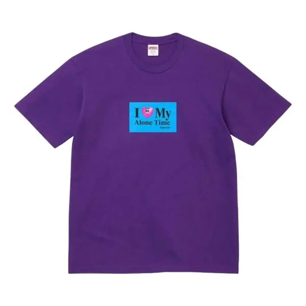 Supreme Ss26 Alone Time T-shirt - Purple
