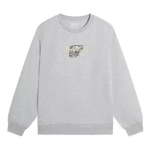 LI-NING Badfive Graphic Sweatshirt - Grey