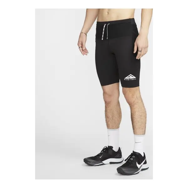 Nike Trail Dri-fit Lava Loops 1/2-length Trail Running Tights - Black