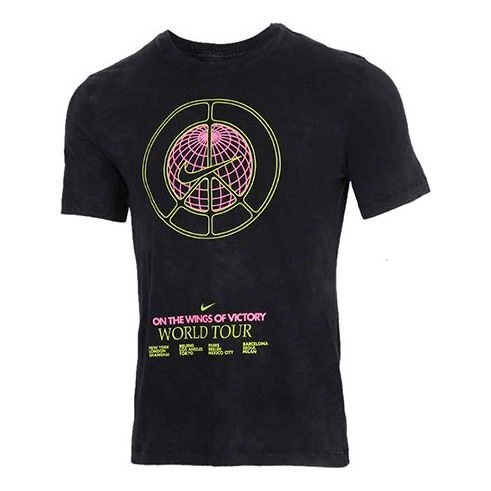 Nike World Tour Washed Printing Round Neck