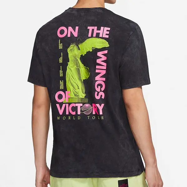 Nike World Tour Washed Printing Round Neck