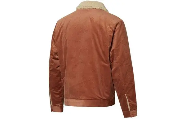PUMA Corduroy Reversible Jacket With Embroidered Logo - Brown