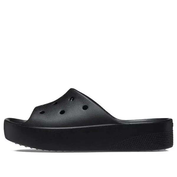 CROCS Platform Slide Sandals - Black