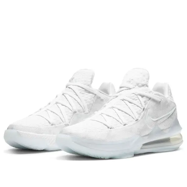 Nike Lebron 17 Low Basketball Sneakers - White