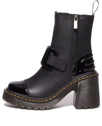 Dr. Martens Gaya Heeled Chelsea Boots - Black