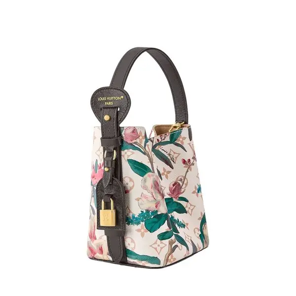 LOUIS VUITTON Monogram Floral Bucket Bag