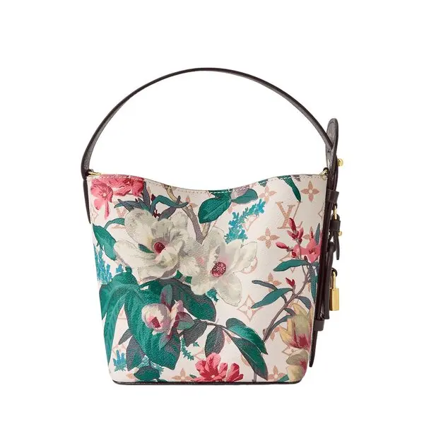 LOUIS VUITTON Monogram Floral Bucket Bag