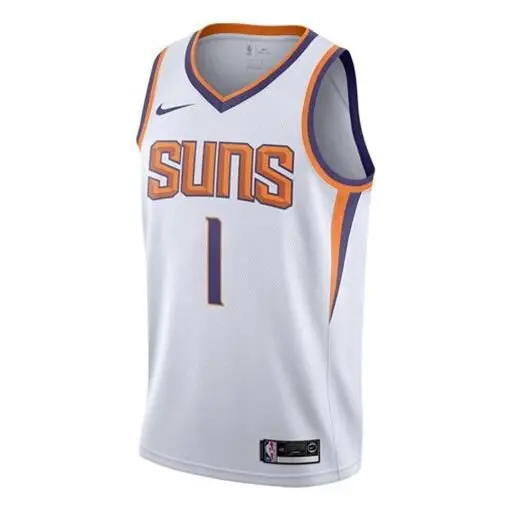 Nike Dri-fit Nba Swingman Jersey Phoenix Suns Devin Booker - White/purple
