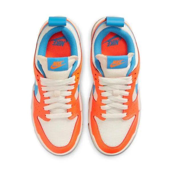 Nike Dunk Low Disrupt "supa" Sneakers - White/orange/blue