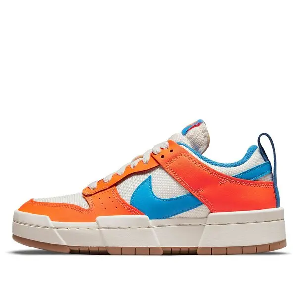 Nike Dunk Low Disrupt "supa" Sneakers - Orange/blue/red