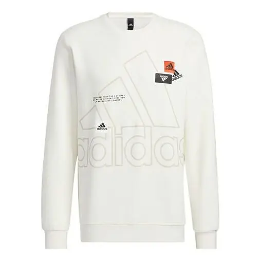 Adidas Mh Bp3 Crew Logo Athleisure Casual Sports Round Neck - Default Color