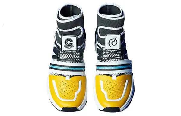 ANTA X Dragon Ball Super 'vegeta Super Blue' High-top Sneakers - Yellow/black/white