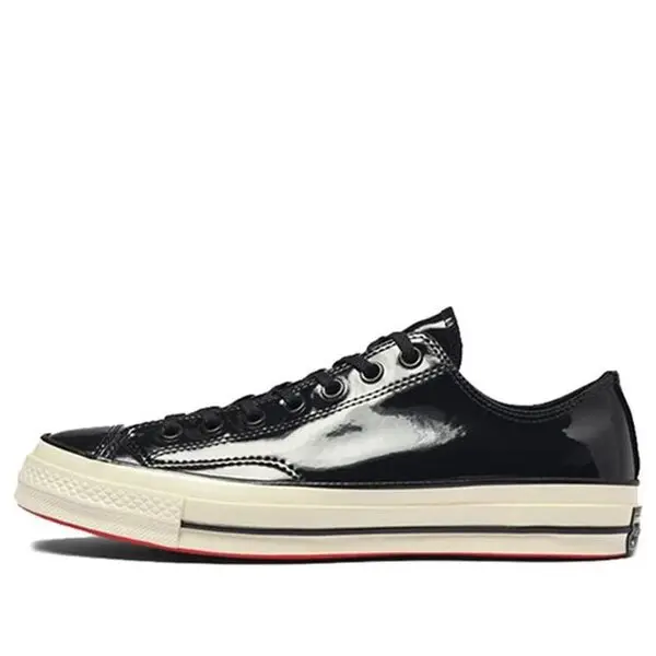CONVERSE Chuck 70 Ox Patent Low Top Sneakers - Black