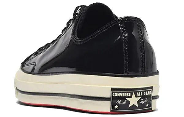 CONVERSE Chuck 70 Ox Patent Low Top Sneakers - Black