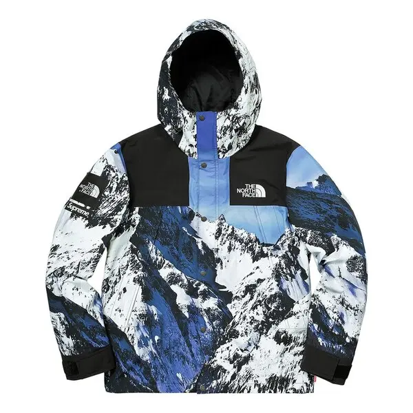 Supreme Fw17 X The North Face Mountain Parka - Blue