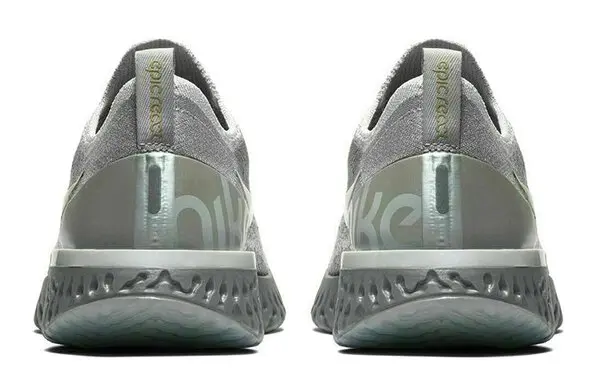 Nike Epic React Flyknit Premium 'vast Grey Gold' Athletic Shoes - Silverwhite
