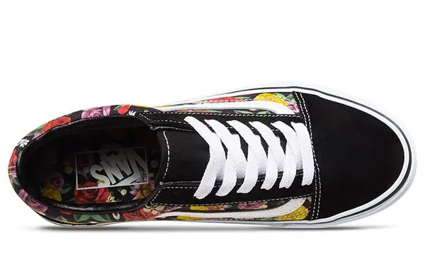 VANS Old Skool Lux Floral Sneakers - Black