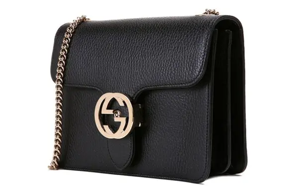 Gucci Leather Organ Satchel Single Shoulder Bag