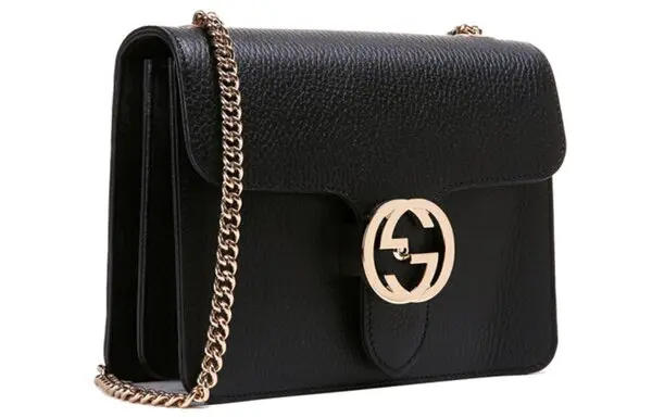 Gucci Leather Organ Satchel Single Shoulder Bag