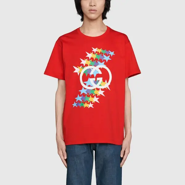 Gucci Rainbow Stars Logo T-shirt
