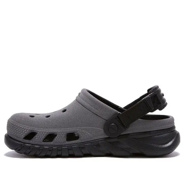 CROCS Duet Max Reflective Clog - Grey/black