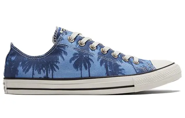 CONVERSE Chuck Taylor All Star Sunset Palm Low Top Sneakers - Blue