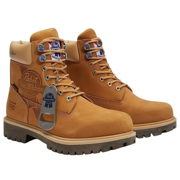Timberland X Pabst Blue Ribbon 6 Inch Soft Toe Work Boot