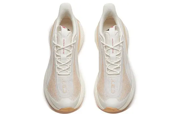 ANTA C37 2.0 Athletic Sneakers - White/orange