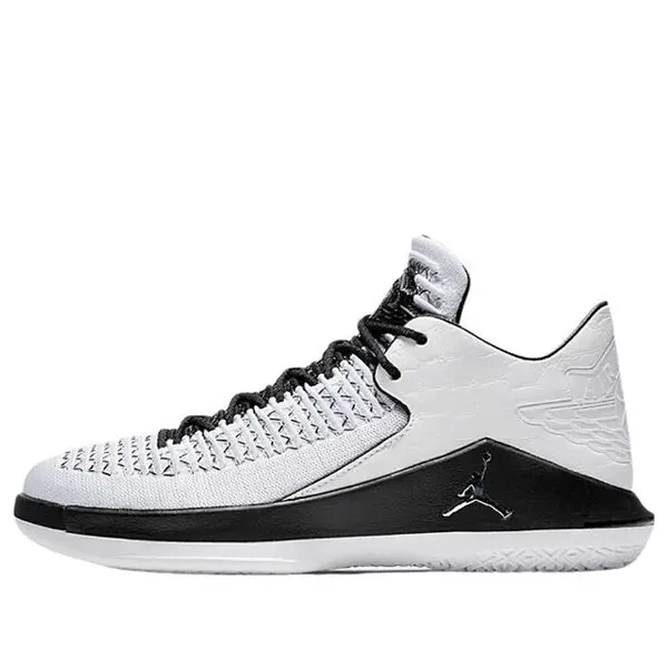JORDAN 32 Low Pf "wing It" Sneakers - White/black/metallic Silver
