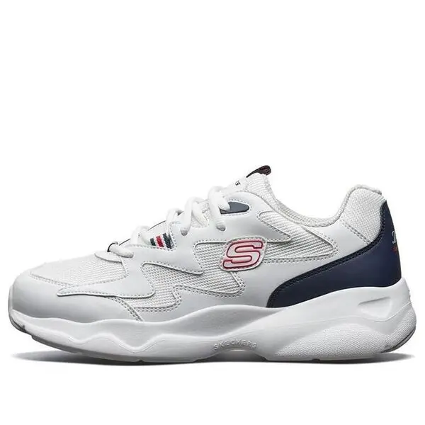 Sketchers D'lites Airy Low-top Sneakers - White/black/red
