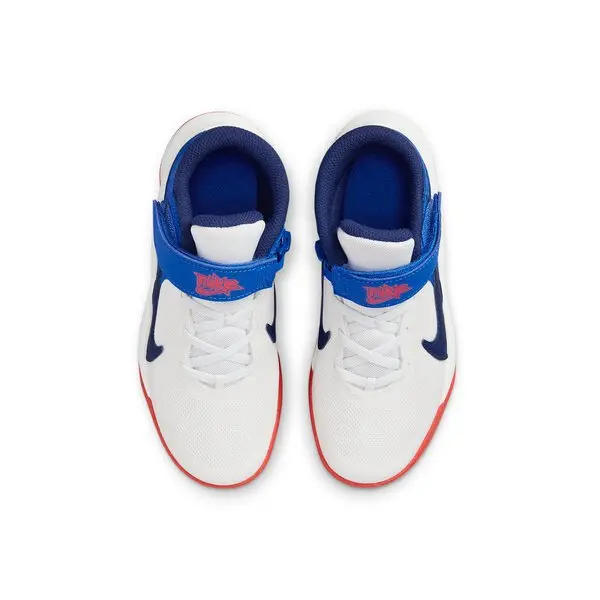 Nike Team Hustle D 10 Flyease Basketball Shoes - Gray/blue