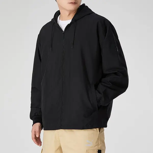 PUMA Full-zip Hooded Jacket - Black