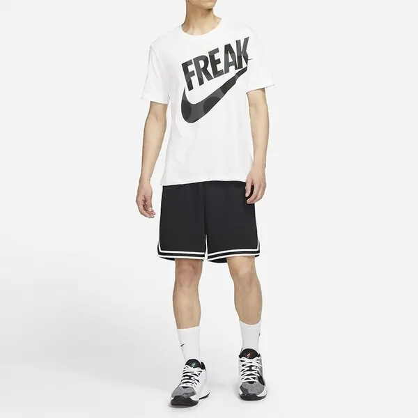 Nike Asga Nk Df Freak Print Ss Te T-shirt - White