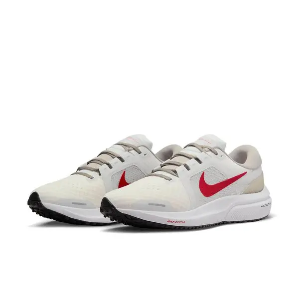 Nike Zoom Vomero 16 Athletic Sneakers - White/red/light Grey