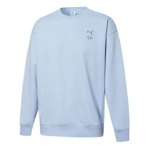 PUMA X Maison Kitsune Round Neck Sweatshirt