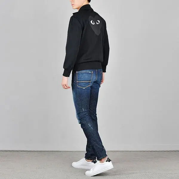 Play Comme Des Garcon Big Heart Track Jacket